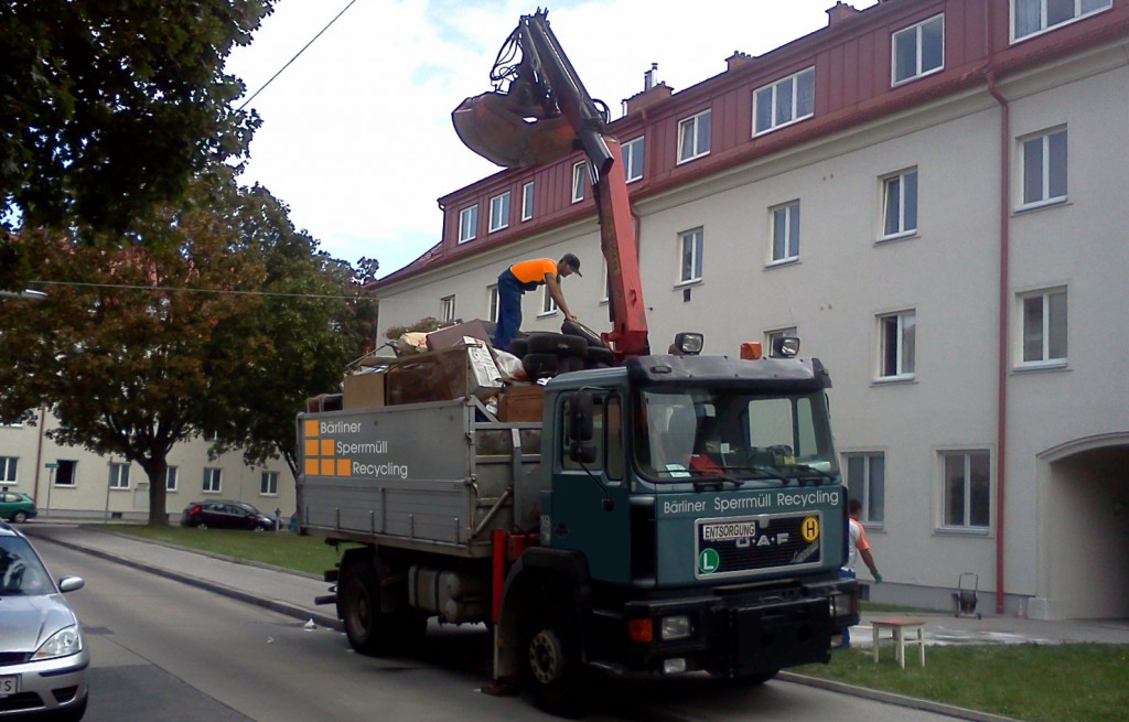 BSR Kran | BSR Sperrmüll Recycling